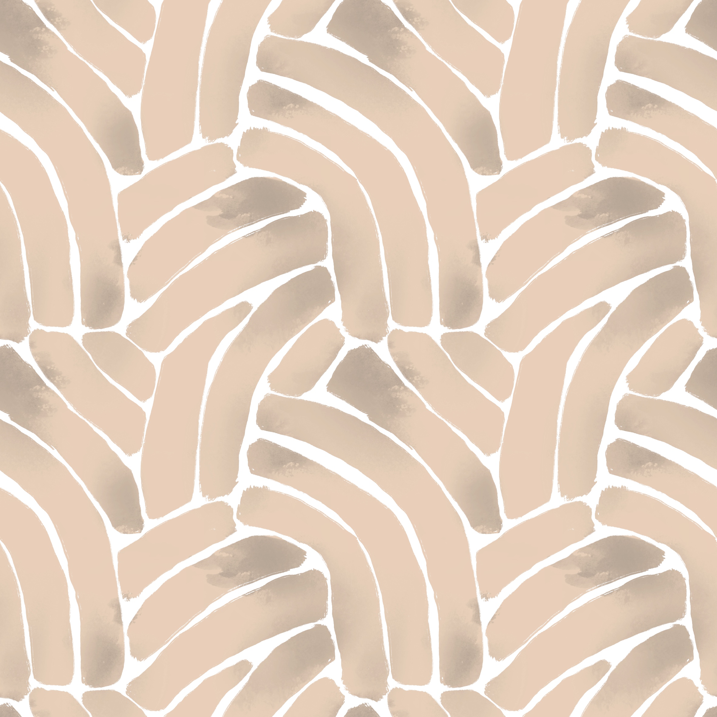 Behang – Patroon beige – Label- Zero